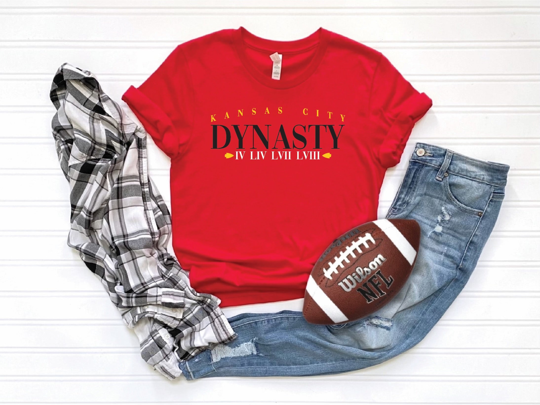 Kansas City Dynasty T-Shirt - Black or Red Options – KC Cups